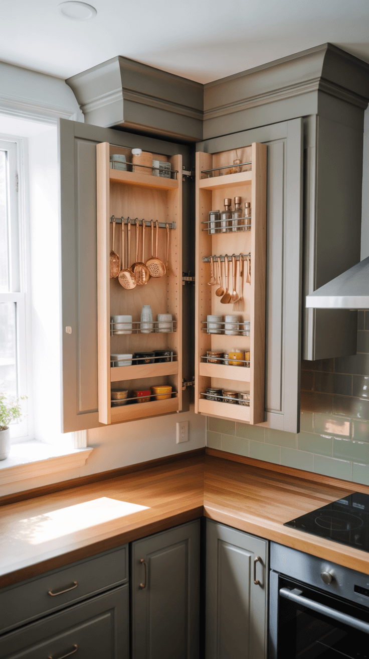 15 Brilliant Kitchen Corner Cabinet Ideas to Maximize Space & Style