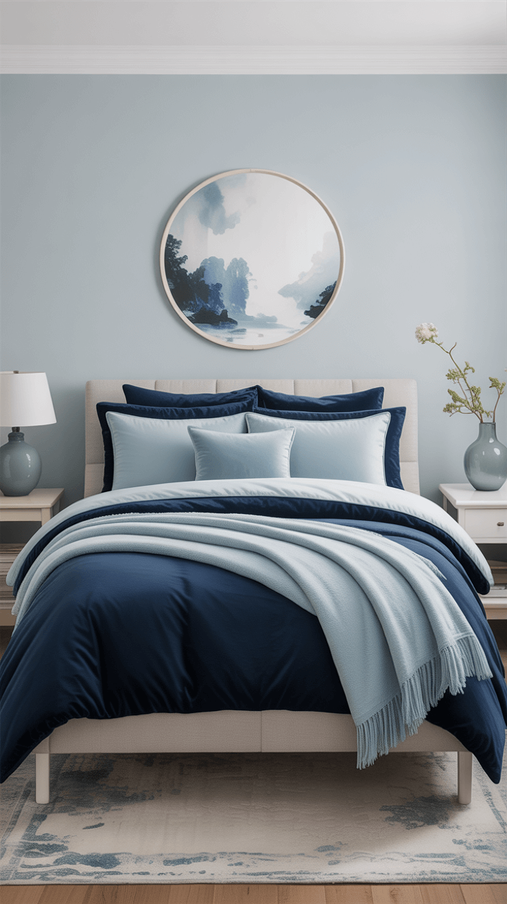 15 Relaxing Blue Bedroom Decor Ideas for a Calm Escape