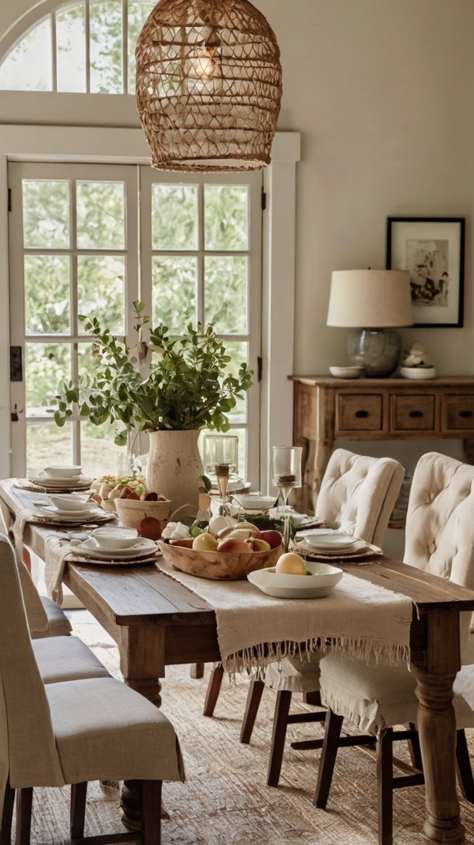 15 Charming Farmhouse Dining Room Decor Ideas to Try