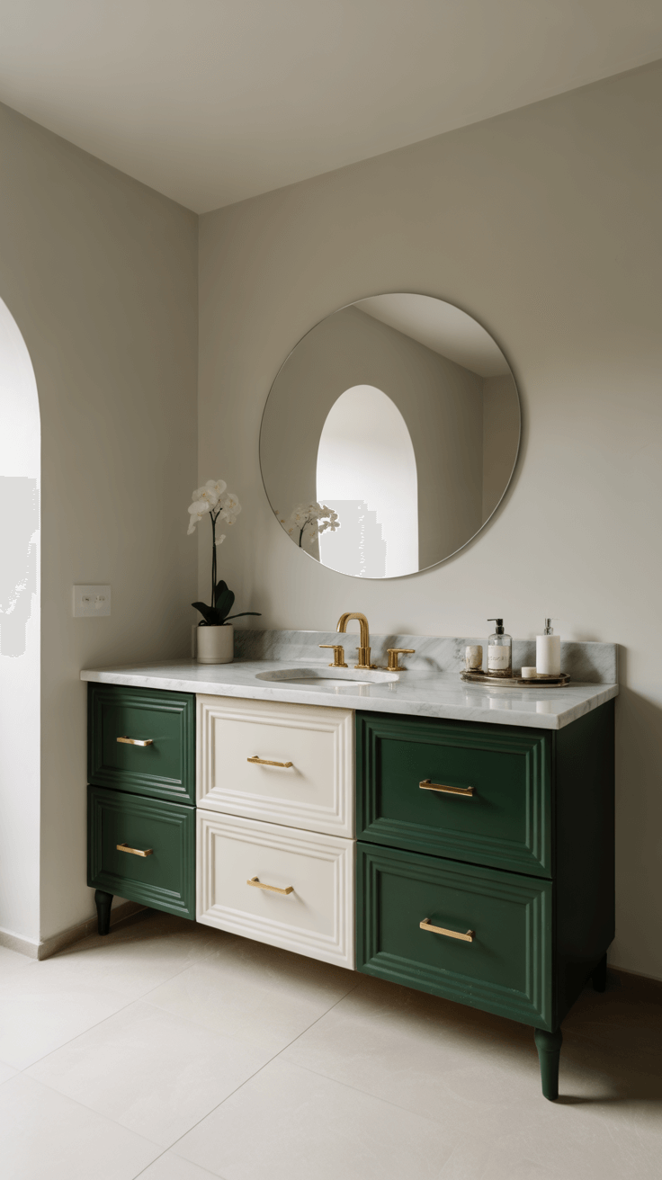 15 Green Bathroom Vanity Ideas to Absolutely Fall in Love With