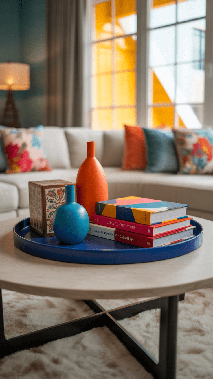 15 Round Coffee Table Decor Ideas: Because That Empty Circle is Judging You