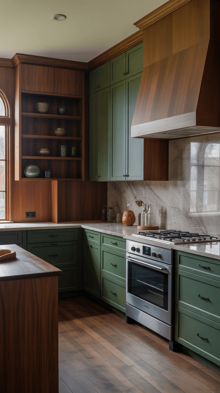 15 Stunning Dark Green Kitchen Ideas to Transform Your Space