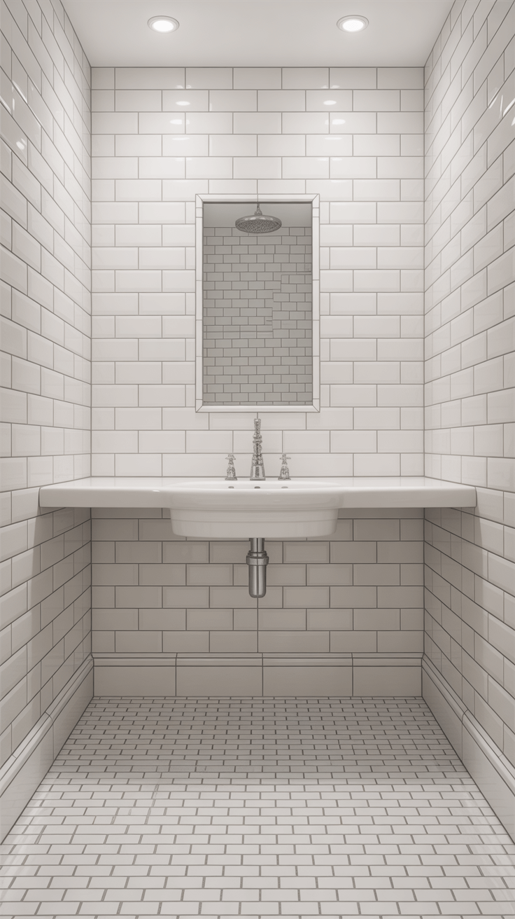 15 Gorgeous White Subway Tile Bathroom Designs for Every Style