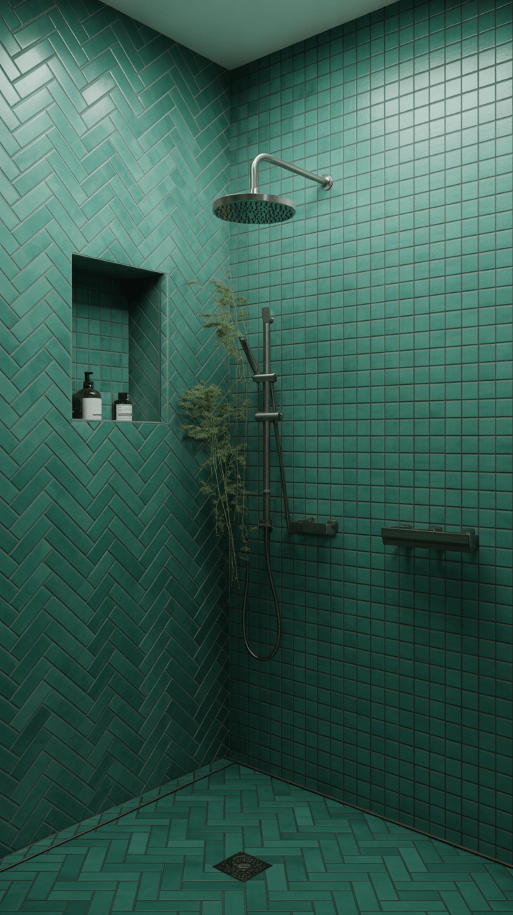 15 Forest Green Bathroom Ideas to Make Your Space Feel Like a Luxe ...