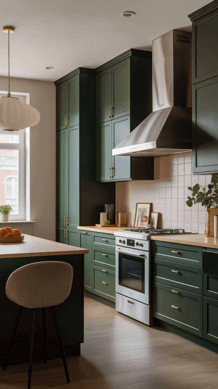 15 Stunning Green and Gold Kitchen Ideas for Elegant Homes