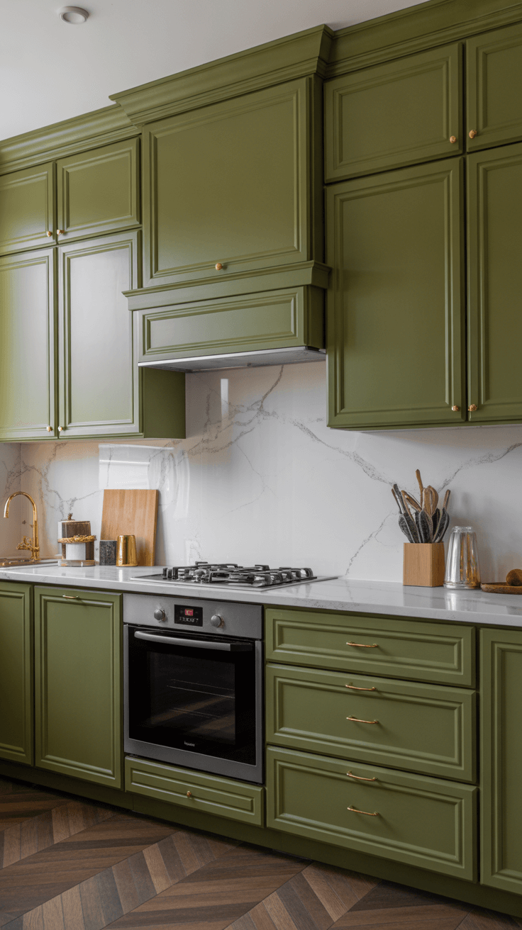 15 Stunning Olive Green Kitchen Ideas for a Stylish Home Makeover