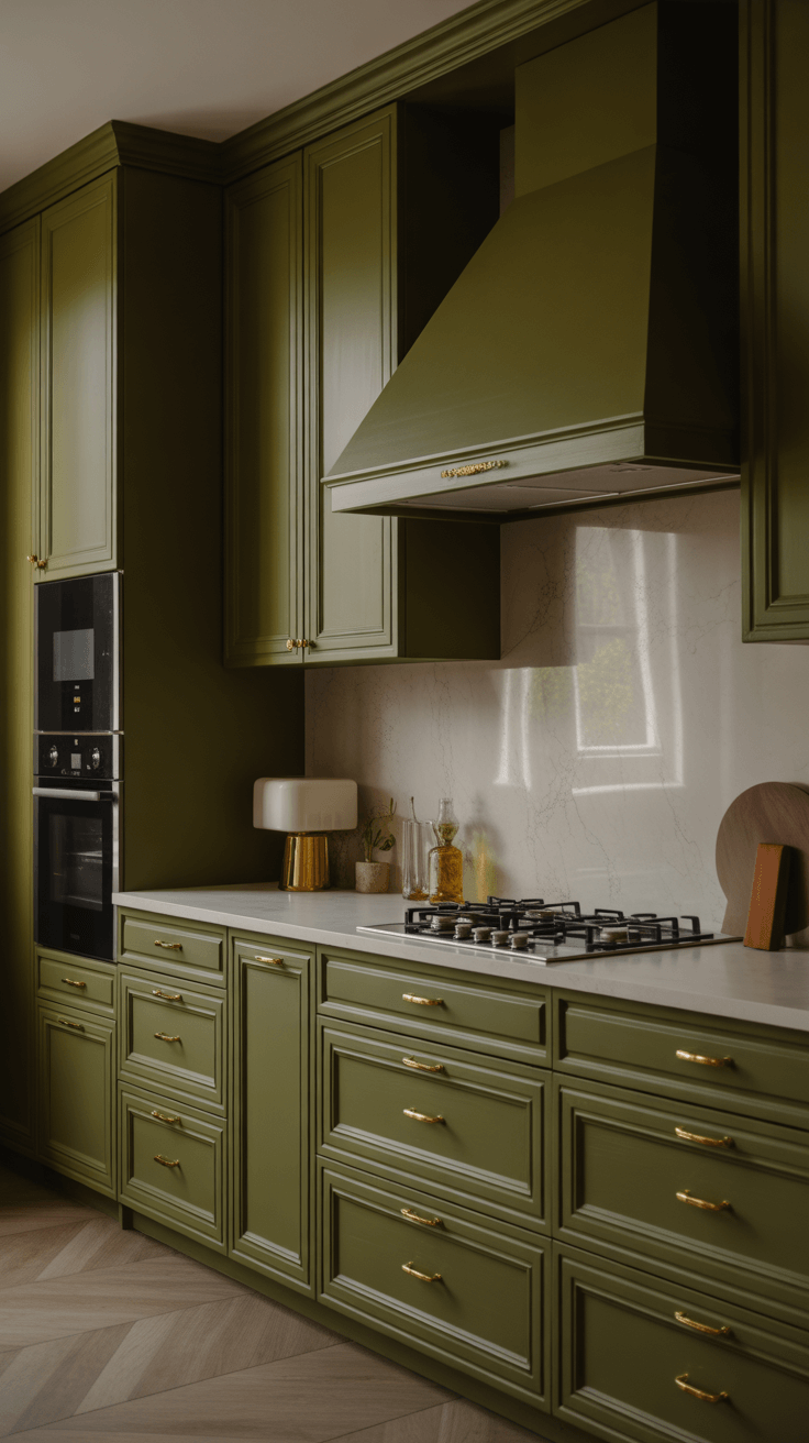 15 Stunning Olive Green Kitchen Ideas for a Stylish Home Makeover