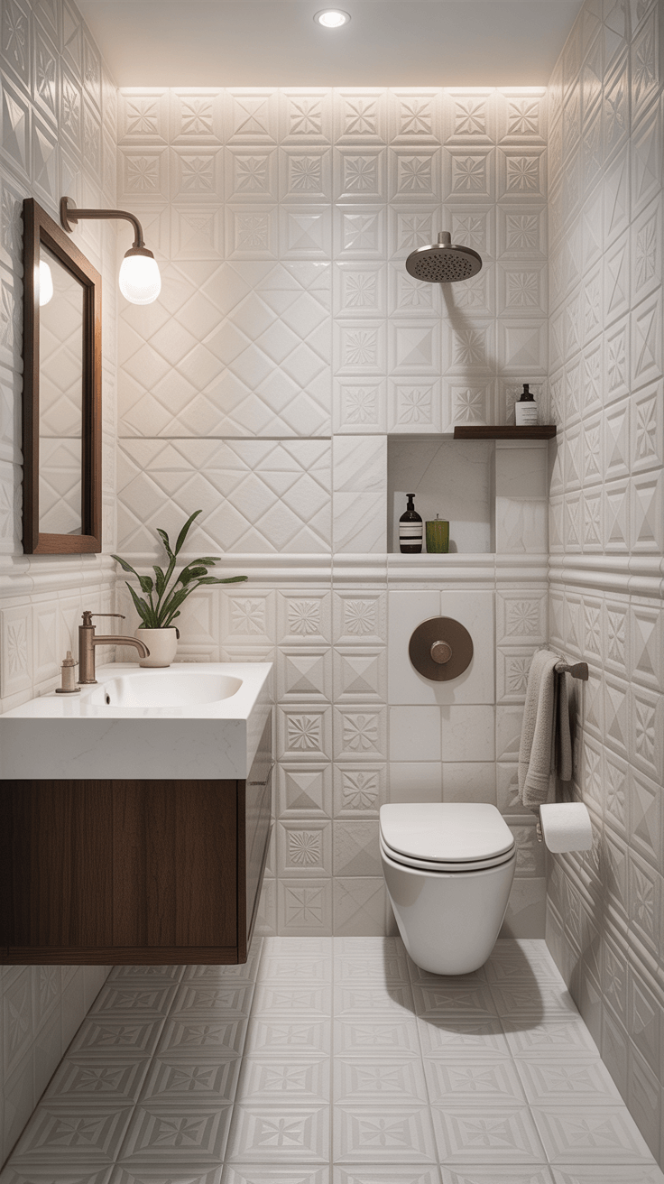 15 Elegant White Tile Bathroom Designs for Timeless Style