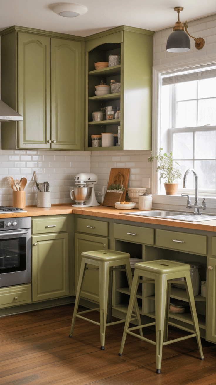 15 Stunning Olive Green Kitchen Ideas for a Stylish Home Makeover