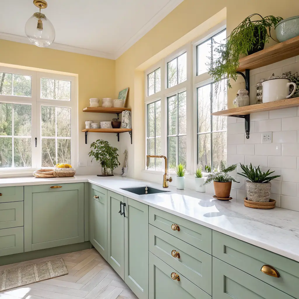 10 Beautiful Green and Yellow Kitchen Ideas for Fresh Style